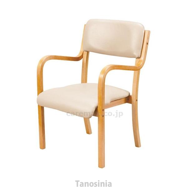 木製スタッキングチェア　木部ナチュラルの仕様●サイズ／幅53×奥行59.8×高さ80cm、座面高：42cm、ひじ掛け高：60.5cm●重さ／6.5kg●材質／成形合板、合成皮革、ウレタンフォーム●耐荷重／80kg●生産国／ベトナム●完成品商...