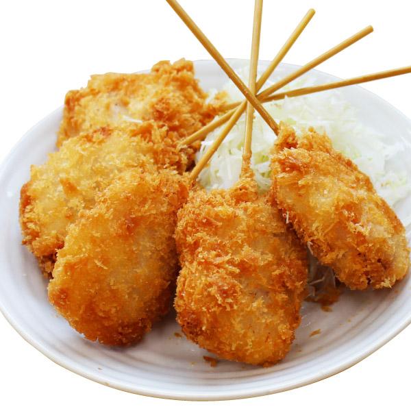 大阪グルメの決定版、大阪新世界の串カツ屋さんの味■商品内容・冷凍 ベーコン串かつ　　28g×5本■原材料ベーコン（スペイン産）、[衣]（パン粉、ミックス粉）／pH調整剤、乳化剤、イーストフード、酸化防止剤（V.C）、増粘多糖類、（一部に小麦...