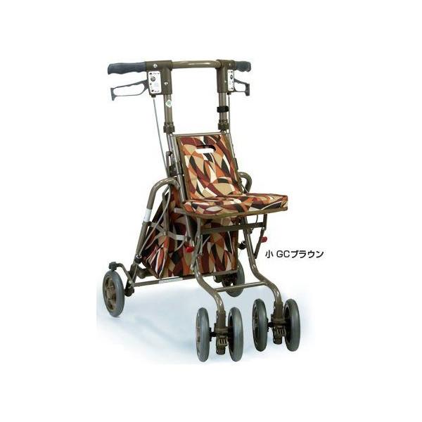 ・足の運びもラクラク、歩きやすさを追求。・手元2wayブレーキ、連動タイプなので左右どちらかのブレーキで両後輪ブレーキが、かかります。・小柄な方にも、ベストマッチ●サイズ／幅48.5×奥行57.5×高さ79〜85cm、座面高44cm●重量／...