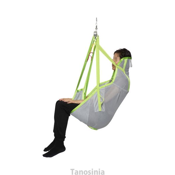 フルスリングメッシュタイプ25005の仕様●重さ／900〜1200g●材質／ポリエステル100％●最大使用者体重／S：60kg、M：90kg、L：120kg、XL：140kg●生産国／スウェーデン●メーカー名／竹虎 ヒューマンケア事業部フル...