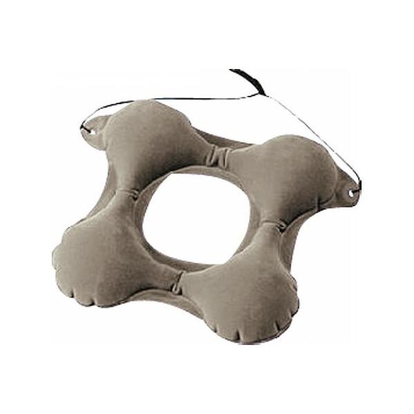 ・4つの空気ボールがツボをおさえます。・ゴムひもは自由に調節でき、気になる部分に当てられます。・背中・腰にほどよい指圧。●サイズ／縦25×横25×厚さ6cm、中心径：10cm●重さ／70g●材質／本体・キャップ：ポリ塩化ビニール●生産国／日...