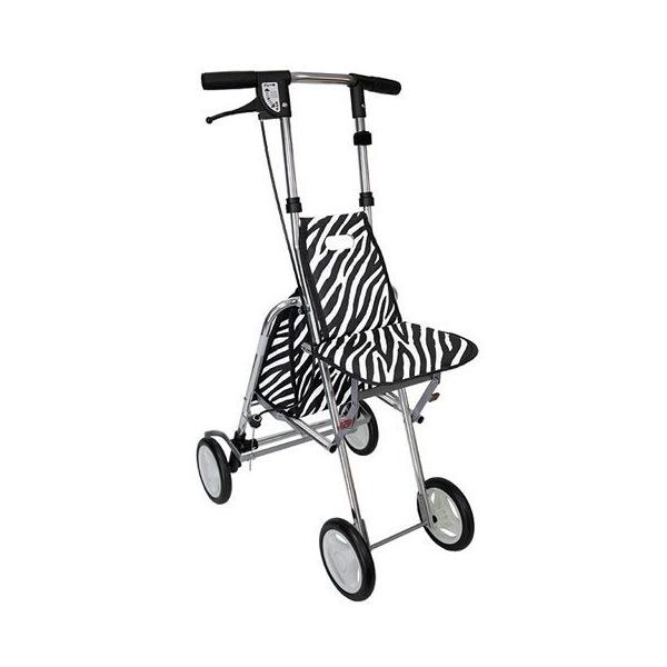 ・軽くて使い勝手の良いシルバーカー。・折りたたみ式・LEDライト、杖・傘置き付●サイズ／幅43×奥行54×高さ85〜93cm、折りたたみ時：幅43×奥行23×高さ91.5cm、座面：幅25×奥行18cm●車輪サイズ／前輪15×後輪15cm●...