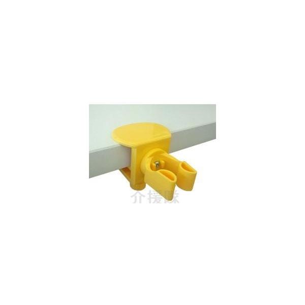 ・杖や傘をちょっと置きたい場所に、ホルダーがあれば倒れる心配がありません。・テーブルの天板にネジで挟み込むタイプなので、穴をあけずに取り付けできます。・ネジ止型なので、取り付け、取り外しが簡単！フックの角度も変えることができます。・ネジは手...