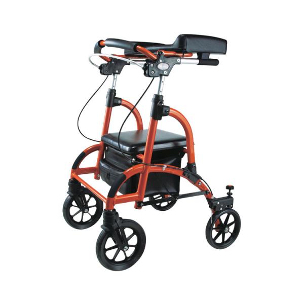 ・使いやすさを追求した前腕支持台型歩行車。●サイズ／幅51×奥行64.5×高さ76〜96cm、折りたたみ時：幅51×奥行47×高さ78〜98cm、座面：幅30×奥行30cm、座面高：46cm、ハンドル内幅：42cm●車輪サイズ／前輪19.6...