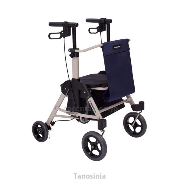 くらしサポート歩行車スムーディ 買い物用 カウサポスリム PN-L70102の仕様●サイズ／幅48×奥行64×高さ70〜82.5（6段階／2.5cm）cm、折りたたみ時：奥行46×高さ79〜90.5cm、座面：幅32×奥行26cm、座面高：...