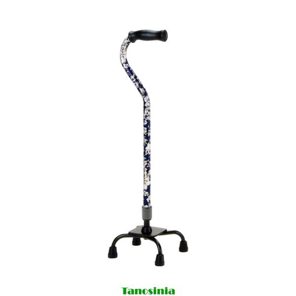 【商品の仕様】●サイズ／長さ64.5〜84.5cm（9段階／2.5cm）、グリップ長さ：11.5cm、ベース部：幅16×奥行19cm●パイプ径／上部：2.2cm、下部：1.9cm●重さ／約600g●材質／支柱：アルミ、脚：スチール、グリップ...