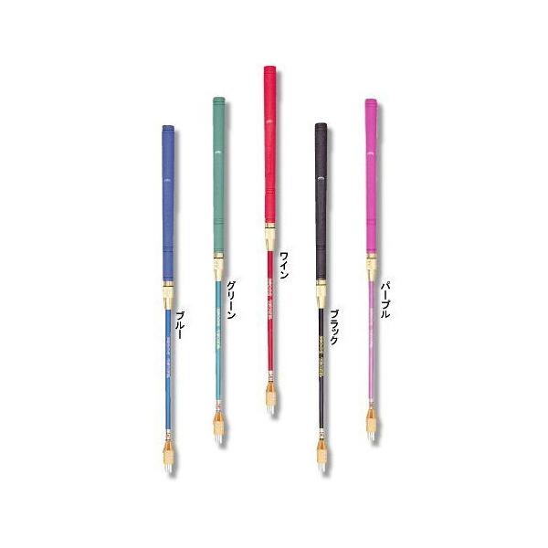 【ゲートボール 十ロック式ズーム SH-1136 シャフトのみ HONGOの仕様】・十ロック式ズームシャフト・ズーム部は金具回転ロック式・長さ35cmの扁平ラバーグリップ●シャフト/アルミ合金●ズーム部/金具回転ロック式●グリップ/扁平ラバ...