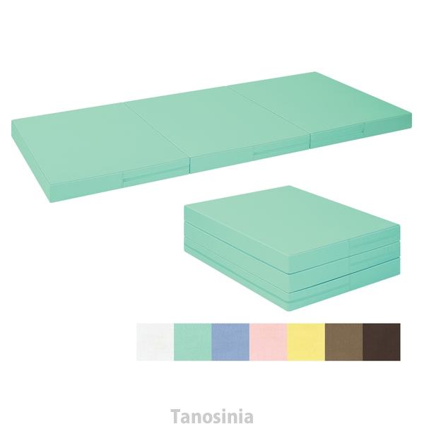 【 高田ベッド HAマットレス（三つ折り）　TB-1172 】■適度な硬さと柔軟性を実現するスタンダードなハードマットレス。■吸水性・発散性が高いお肌にやさしい綿100％生地を採用。洗濯可能。●材質：綿100％（防縮加工）●重量：約4kg