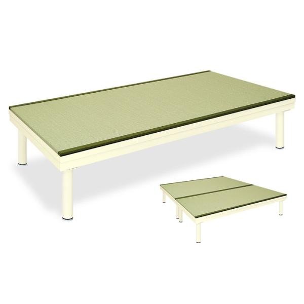 高田ベッド 畳プラットホーム TB-811の解説○高級イの草風合いとイ草をしのぐ機能を実現したセキスイ畳の美草○維持管理が容易なので旅館やホテル・神社等でも活躍する経済畳○リハビリ室での運動療法や物理療法に活躍するトレーニングベッド●特徴:...