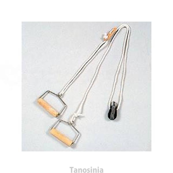 滑車を天井の鴨居などに取り付けて上肢の訓練をします。※立ち上がりや起き上がりの補助に使用しないで下さい。1個○サイズ：ロープ長2m重量380g