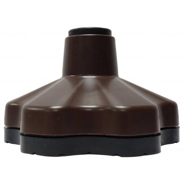 ステッキを自立させることが可能樹脂＋ゴムなので軽量材質：PP、合成ゴム内径：15mm