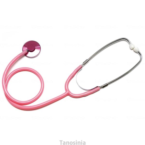 薄くて軽いシングルタイプ材質○チェストピース：アルミニウム合金　φ4.6cm○チューブ：ポリ塩化ビニール○サイズ：全長77cm