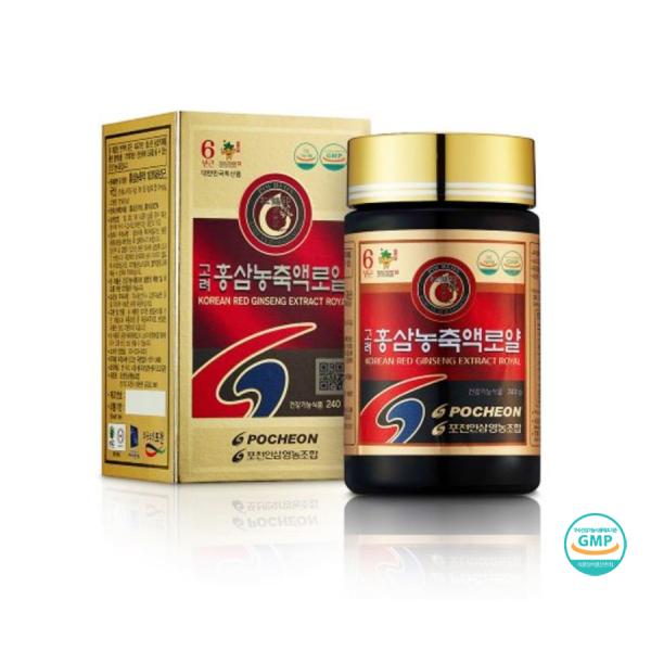 ● 製品名: 6年根 高麗紅参濃縮液 ローヤル● 容量: 240g 1本（箱72×67×123mm）● 原産国: 韓国● 製造会社（抱川人参営農組合）● 有効期間: 製造日より3年●原材料名及び含有量: 高麗人参エキス 高麗紅参濃縮液100...