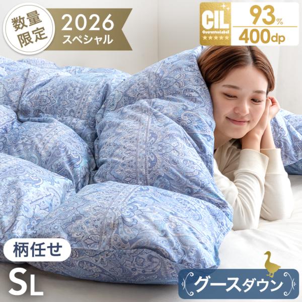 [今ならPayPayで+5％][送料無料（北海道・沖縄県・離島は送料別途）] ■サイズ 150x210cm■重量約1.8kg (充填量1.0kg) ■ループ数 ８カ所■素材 側地：綿15%、ポリエステル85%詰め物：ナチュラルグースダウン ...