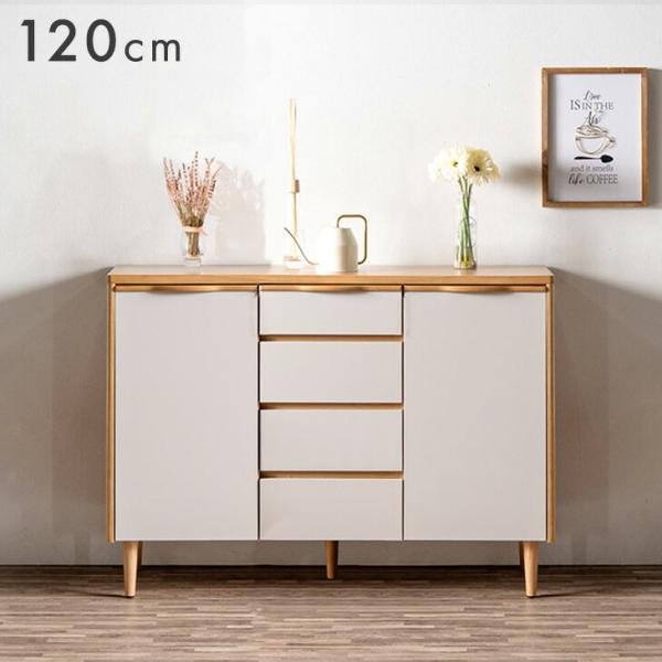 [本日ボーナスストア+5%！当店ならP15%〜][送料無料（北海道・沖縄県は送料別途）]■サイズ幅117×奥行42×高さ86cm■重量約45kg■耐荷重天板：約60kg固定棚、可動棚：各箇所約5kg■素材天板、側板：天然木工芸突板前板：メラ...