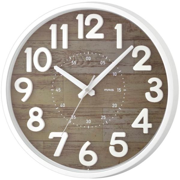 ●文字板の内側にも目盛りがあり、時刻のわかりやすさに工夫しています