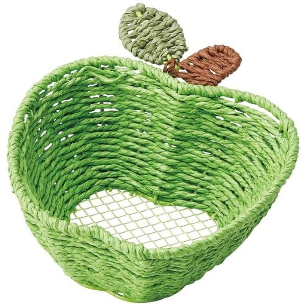 ●リンゴ型のバスケット。