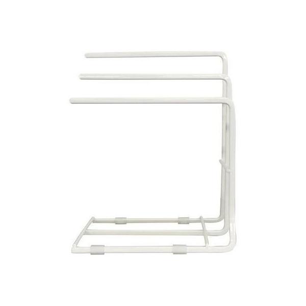 ●清潔感のある白い布巾かけ