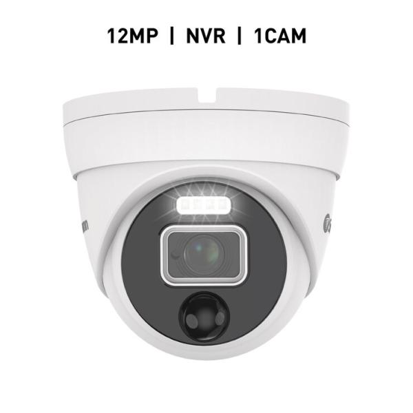 12MP/1200万画素 最上位モデルカラー暗視10ｍ/モノクロ暗視40ｍ熱感知と動体検知侵入検知や顔認識などの解析機能LANケーブル1本で映像・音声・電源を供給/PoE給電**注意事項**・北海道・沖縄・離島は、表示価格とは別に追加送料が...