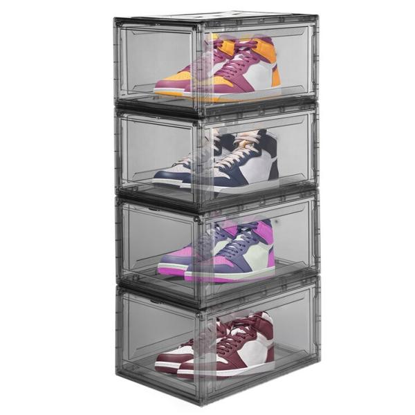 多用途の収納 ― 靴、衣類、アクセサリー、おもちゃなどに適しています。完全保護 ― ほこりや湿気からしっかり守る。スモークカラーの上品なデザイン ― モダンでミニマル、どんなインテリアにも調和。簡単組み立て ― 工具不要で数分で完成。積み重...