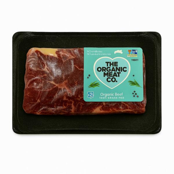 ・豪州産 オーガニックビーフ・200g x 10パック入り・スライス済みのスキンパックで簡単に料理ができます・冷凍便でお届け・Organic Beef100%天然の牧草を給仕（農薬不使用）100%放牧、飼育場に閉じ込めない（Free Ran...