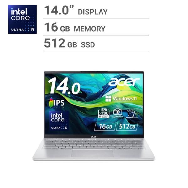CPU:Intel〓 Core〓 Ultra 5 115UOS:Windows 11 Home 64ビットメモリ：16GBストレージ：512GBディスプレイ：14インチ約990kg**注意事項**・北海道・沖縄・離島は、表示価格とは別に追加...