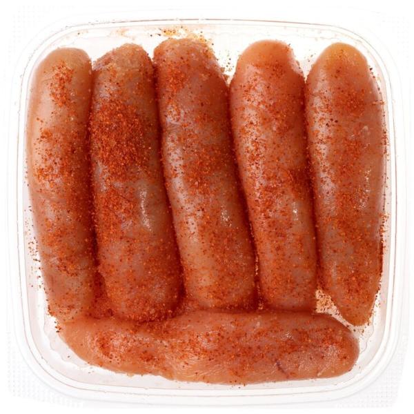 1500g（500g*3パック）を冷凍便でお届けします。着色料無添加スケソウダラの完熟卵を船上で凍結。明太子の本場博多で漬込みました。まろやかな旨味をあとから来る爽やかな辛味が引き立てています。卵の「つぶ感」をお楽しみください。1パックあた...