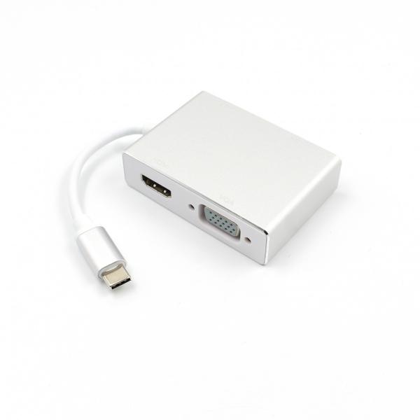 入力：USB-C出力：VGA、DVI、HDMI、USB3.0