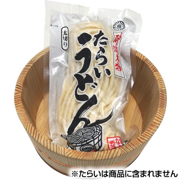 たいへんコシのある太麺うどんで、食べ応え抜群！一度食するとやみつきになります！極太麺のプルプル感を味わってくださいね。内容量は1袋500gで、約２〜３人前のサイズです。贈答品として化粧箱に入れて発送できます。「麺500g4袋＋うどんスープ2...