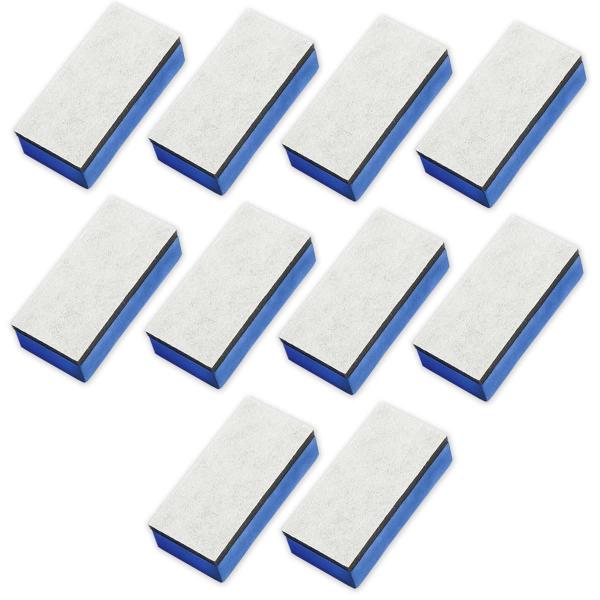 カラー：三層構造【サイズ】約縦8×横4×厚み2cm　【パッケージ内容】洗車スポンジ×10【三層構造】特殊繊維＋ポリウレタンスポンジ＋EVAスポンジ【使いやすい】EVAスポンジ層は硬めの作りで、変形しにくくて掴みやすいです。ポリウレタンスポン...