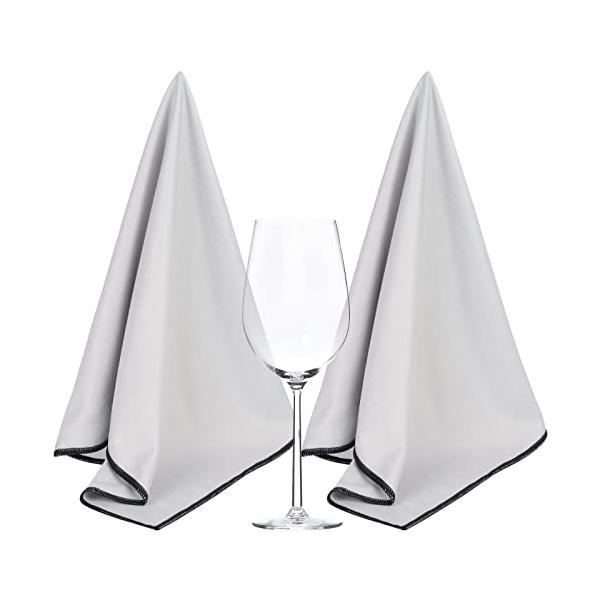 カラー：グレーサイズ：51cmx64cmスタイル：シンプルサイズ：51cmx64cm 2枚セット素材:ポリエステル80%、ナイロン20%、超極細繊維マイクロファイバー製、吸水性・速乾性が抜群多機能です：グラス拭き、ガラス製品、食器、調理台、...