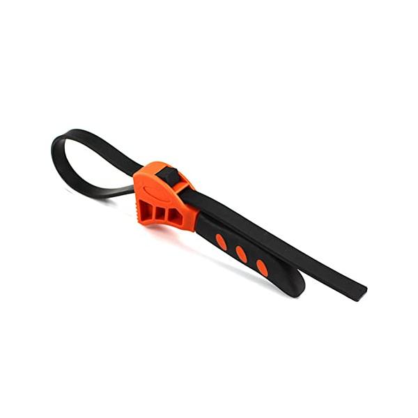 サイズ：Smallベルトは、丈夫で耐摩耗性にのゴム素材でできています。調整可能なベルト設計、大型レンチは最大150mm / 6 "直径まで調整可能で、小型レンチは最大100mm / 4"直径まで調整可能です。小さなレンチはあなたが降りること...