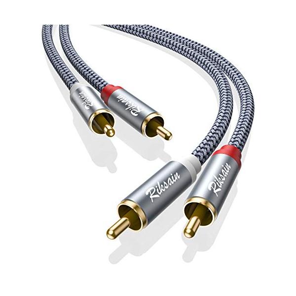 カラー：グレーサイズ：2.4M幅広い互換性：RCAケーブルは、RCAビンプラグ付きのデバイスで接続できるケーブルです。CDプレーヤー、HDTV、PC、ゲーム機等とアンプ、スピーカーなどへの接続して再生する場合に最適です。高音質：RCAオーデ...