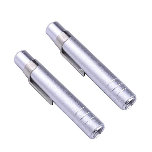 カラー：シルバーサイズ：2 Count (Pack of 1)スタイル：?古チョークホルダーです。上部のボタンを押すだけで簡単にチョークスティックを交換できます。直径9.5~10mmのチョークに適合します。材質:アルミニウム合金。色:シルバー。