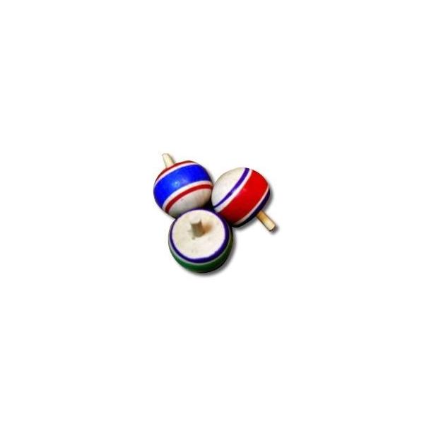 廻っているうちに逆立ちして廻りだす不思議なコマ※こまの色柄は選べません20個入りの卸売り参考上代　180〜■サイズ直径25mm