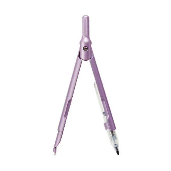 究極のミニマルデザイン! スリムで回しやすいコンパスノックなしで自動で芯が出るシャープタイプ凹凸のない一体感のあるフォルム針先と芯先を安全に収納できるキャップ付き中心がズレにくい角度に曲がった針で安定した回転を実現対応芯サイス:長さ60mm...