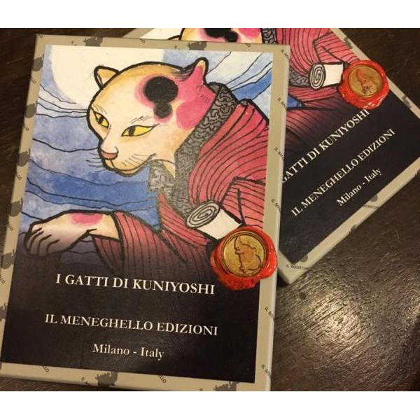 I GATTI DI KUNIYOSHI猫好き浮世絵師・歌川国芳氏が描いた猫たちをIl Meneghello社オーナー兼アーティスト・Osvaldo Menegazzi氏が250部限定タロットとして再現しました。国芳は無類の猫好きとしても知...