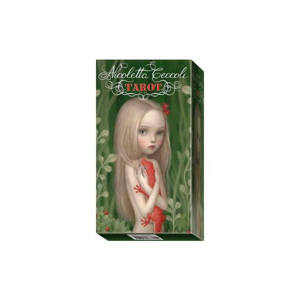 ◆ニコレッタ チェッコリ タロット世界的に有名なイラストレータ。ニコレッタチェッコリ！彼女の才能をいかんなく発揮して描かれたタロットカードは発売前より話題騒然。少女から大人への変移、狂気と調和をイメージしたアートワークは、一枚一枚が美しく見...