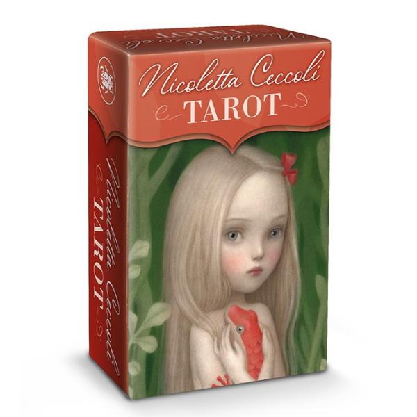 ◆タロットカード ニコレッタ チェッコリ タロット ミニサイズニコレット チェッコリ タロットのミニサイズが豪華なハードボックス（紙製）仕様になってリニューアル！※ミニとスタンダードでは、カードの裏面デザインが大きく異なっています。◆カード...