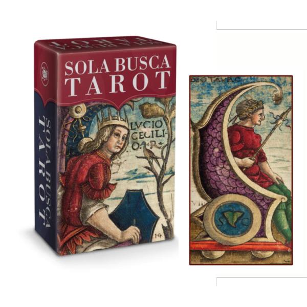 ◆【正規品・直輸入】 ミニ ソラ ブスカ タロット MINI SOLA BUSCA TAROTタロットカード歴史的なルネッサンス・タロットを再現し、ミラノのブレラ美術館とのコラボレーションから生まれた有名なソラ・ブスカ・タロットがポケットサ...