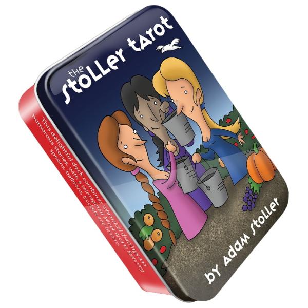 ◆ストーラー タロット　缶入り ポケットサイズTHE STOLLER TAROT IN A TINタロットカードコミックストリップアーティストのAdam Stollerは、カラフルな漫画のようなアートワークと再考されたシンボルや図を使用して...