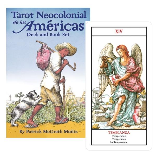 ◆タロット ネオコロニアル アメリカズTarot Neocolonial de las Americasタロットカードこのデッキは新世界と旧世界が衝突し、グローバリゼーションの幕開けをもたらした時代を探求しており、ラテンアメリカでの500年...