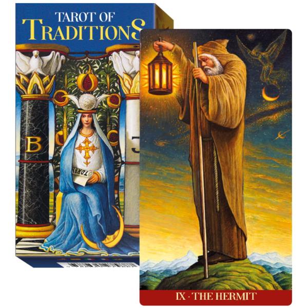 ◆【正規品・直輸入】 タロット オブ トラディションズTAROT OF TRADITIONSタロットカードGiuliano Costaによる最も純粋なウェイト・スミスの伝統に立ち返った新しいデッキ。絵画スタイルと活気に満ちた明るいカラーパレ...