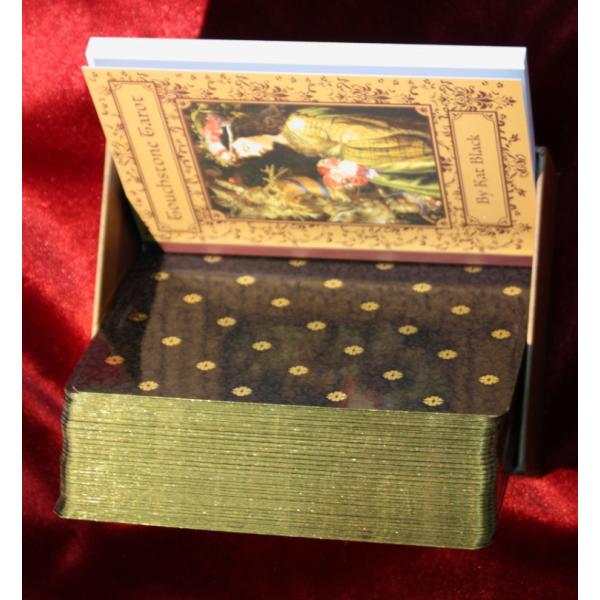 ◆タロットカード タッチストーン タロットGOLDEN TAROTのアーティストで有名なKat Blackの最新タロットカード。エレガントなゴールドエッジ仕様で、バロック絵画の傑作からタロットコラージュを作成し、タロットリーディングに新しい...