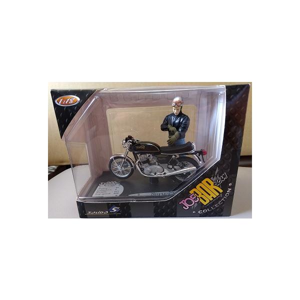 ※こちらの商品は外箱に痛みが少しあります。訳あり商品ですので、予めご了承の上、ご注文ください。（キャンセル・変更・返品一切不可。）ソリド社製のJDEBarTeam COLLECTION Norton Commando 1/18スケールです。...