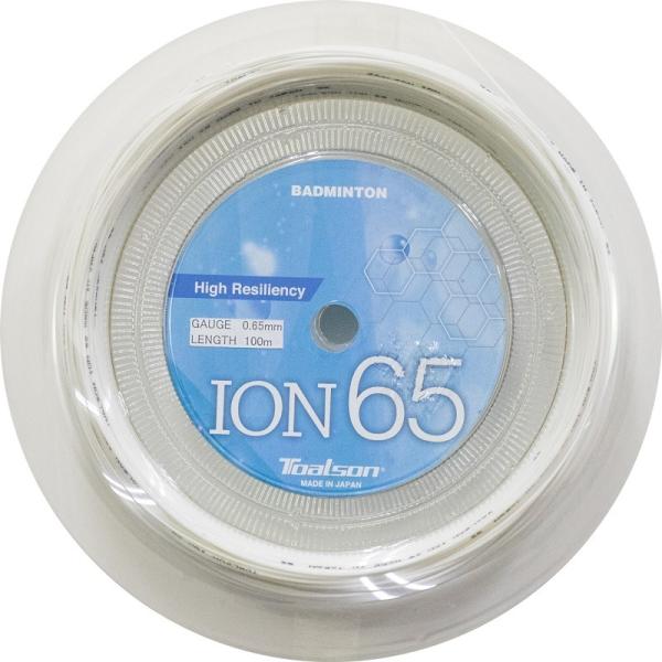 ION65 100Mロール　841651W　東南アジアに衝撃を与えたトアルソン史上ＮＯ１モデル時代を<<ひっくり返せ>>目ズレ軽減！爽快打感！スマッシュやロブのスイングスピードに合わせたフィーリング、プッシュ時の球の...