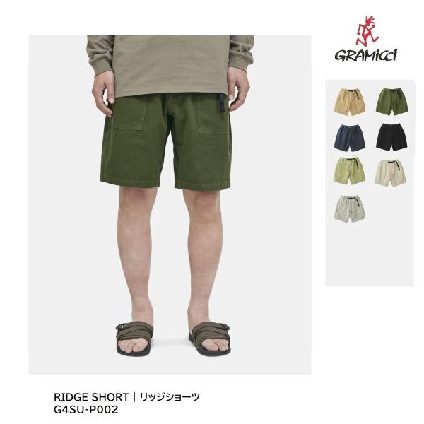 商品型番　 G4SU-P002RIDGE SHORT　国内正規品ブランドのルーツであるクライミングシーンにおける機能性に加え、左右の大きなポケットが特徴で、ヒップ周りはゆとりがあり、GRAMICCIの中では丈が長めのショーツです。耐久性が高...