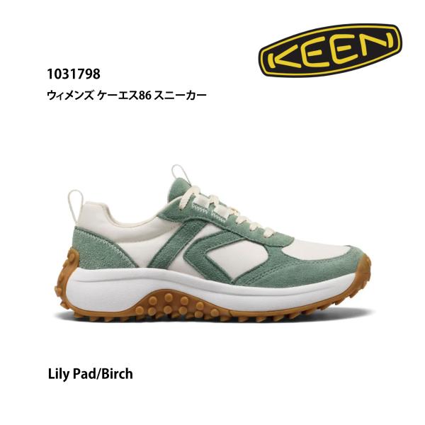 ウィメンズ ケーエス86 スニーカー ●品番 :1031798●カラー：Lily Pad/Birch●重量（片足）: 9.88oz / 280g  特徴  つま先全体を広げるスペースを作ることによって、万人受けするフィット感と快適な履き心地...
