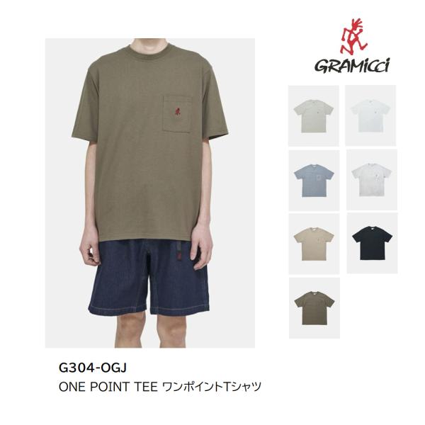 商品型番　G304-OGJONE POINT TEE　国内正規品左胸ポケットにRUNNINGMANが刺繍された定番Tシャツは、オーガニックコットンを使用し、ドライタッチで肌触りがよく、毎シーズン更新される色展開もたのしみの一つです。シリーズ...