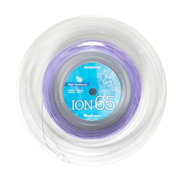 ION65 100Mロール　841651L　東南アジアに衝撃を与えたトアルソン史上ＮＯ１モデル時代を<<ひっくり返せ>>目ズレ軽減！爽快打感！スマッシュやロブのスイングスピードに合わせたフィーリング、プッシュ時の球の...